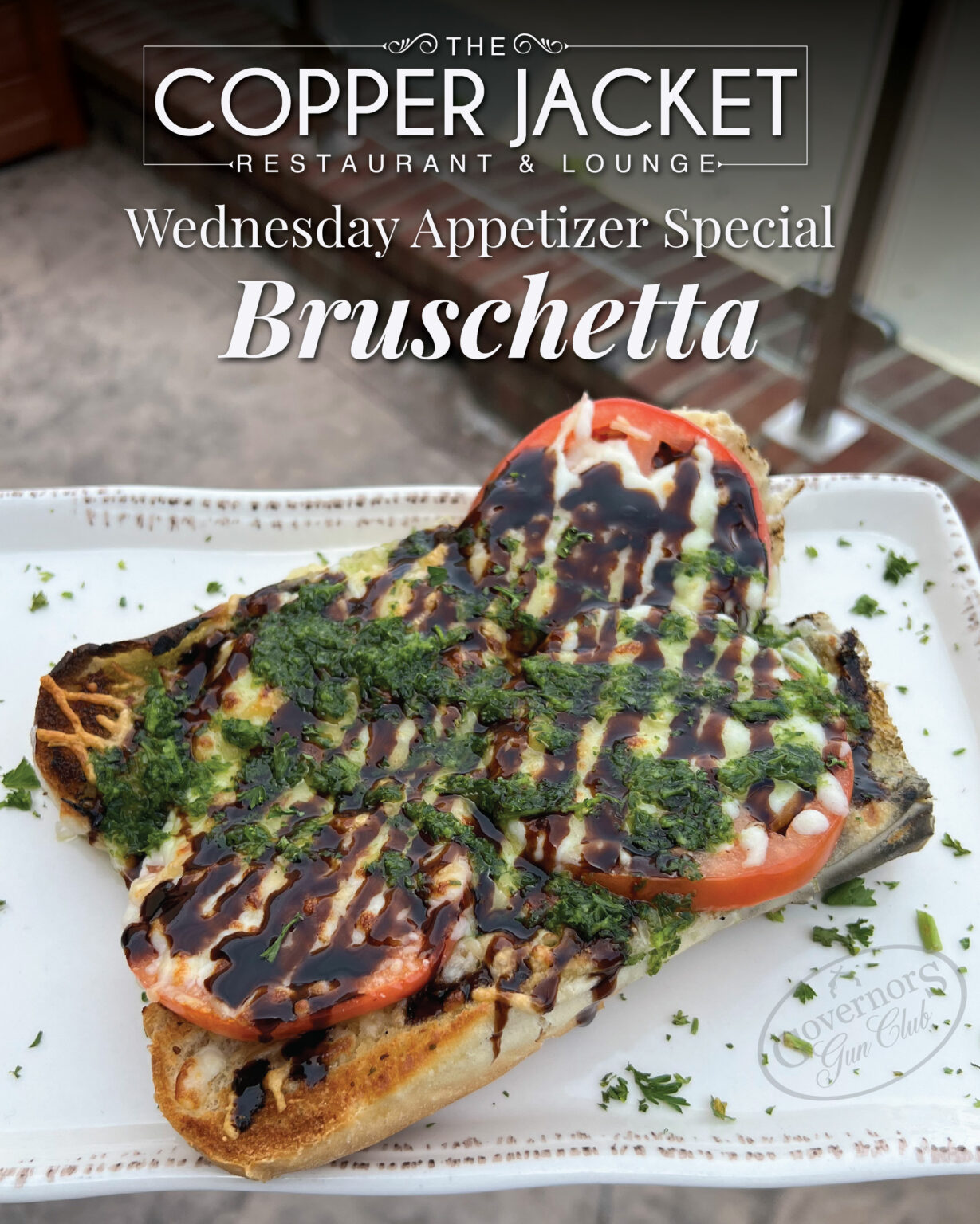 The Copper Jacket Week Day Specials - Governors Gun Club